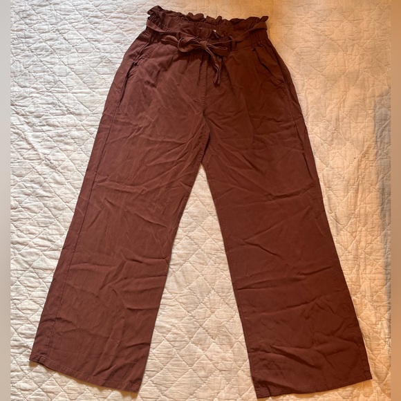 Thread & Supply | Pants & Jumpsuits | Wide Leg High Waisted Paper Bag ...